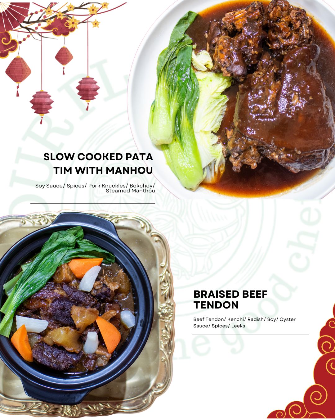 CHINESE NEW YEAR MENU – Our Plates