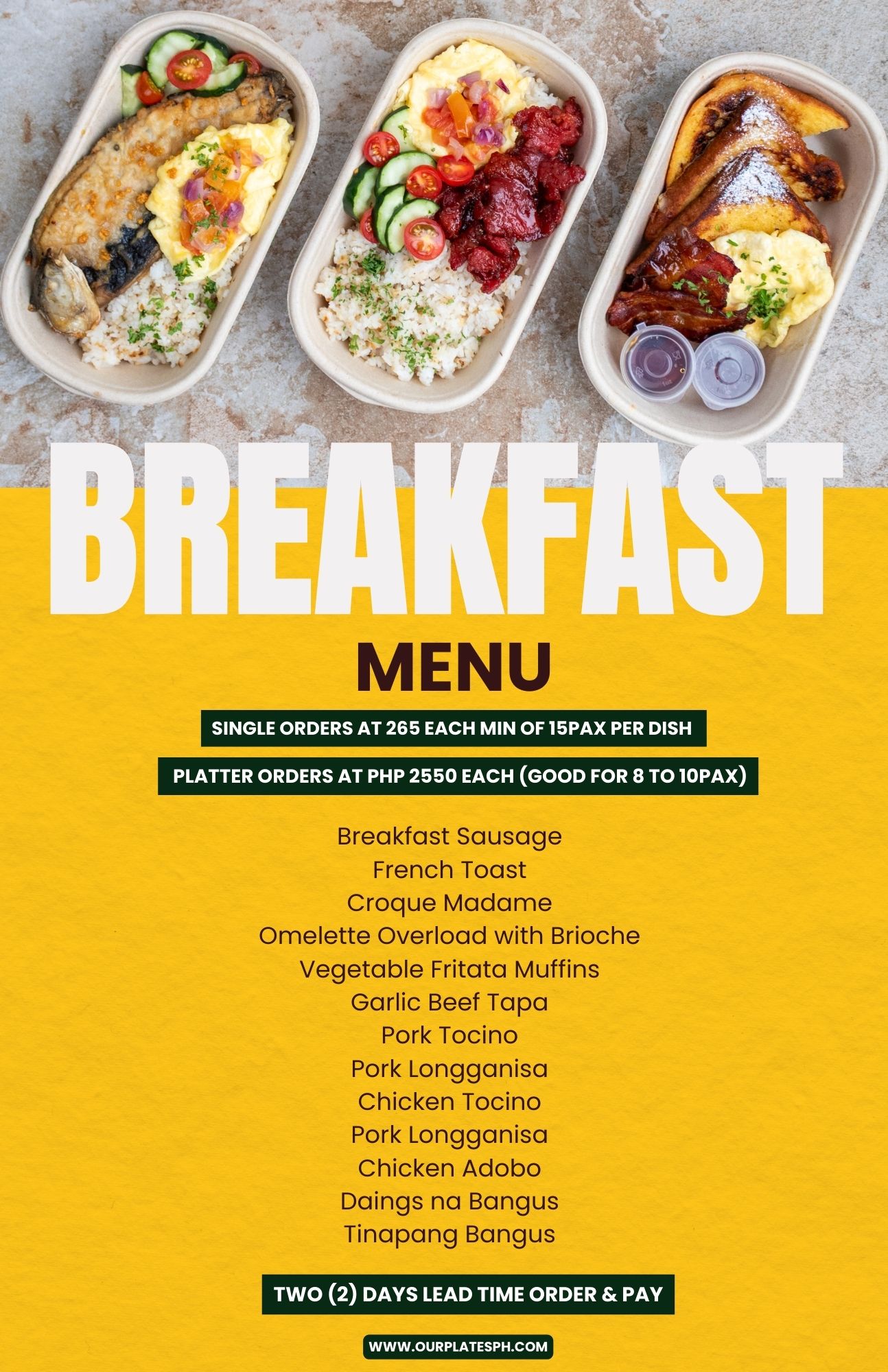 Refined Meal Set – Our Plates